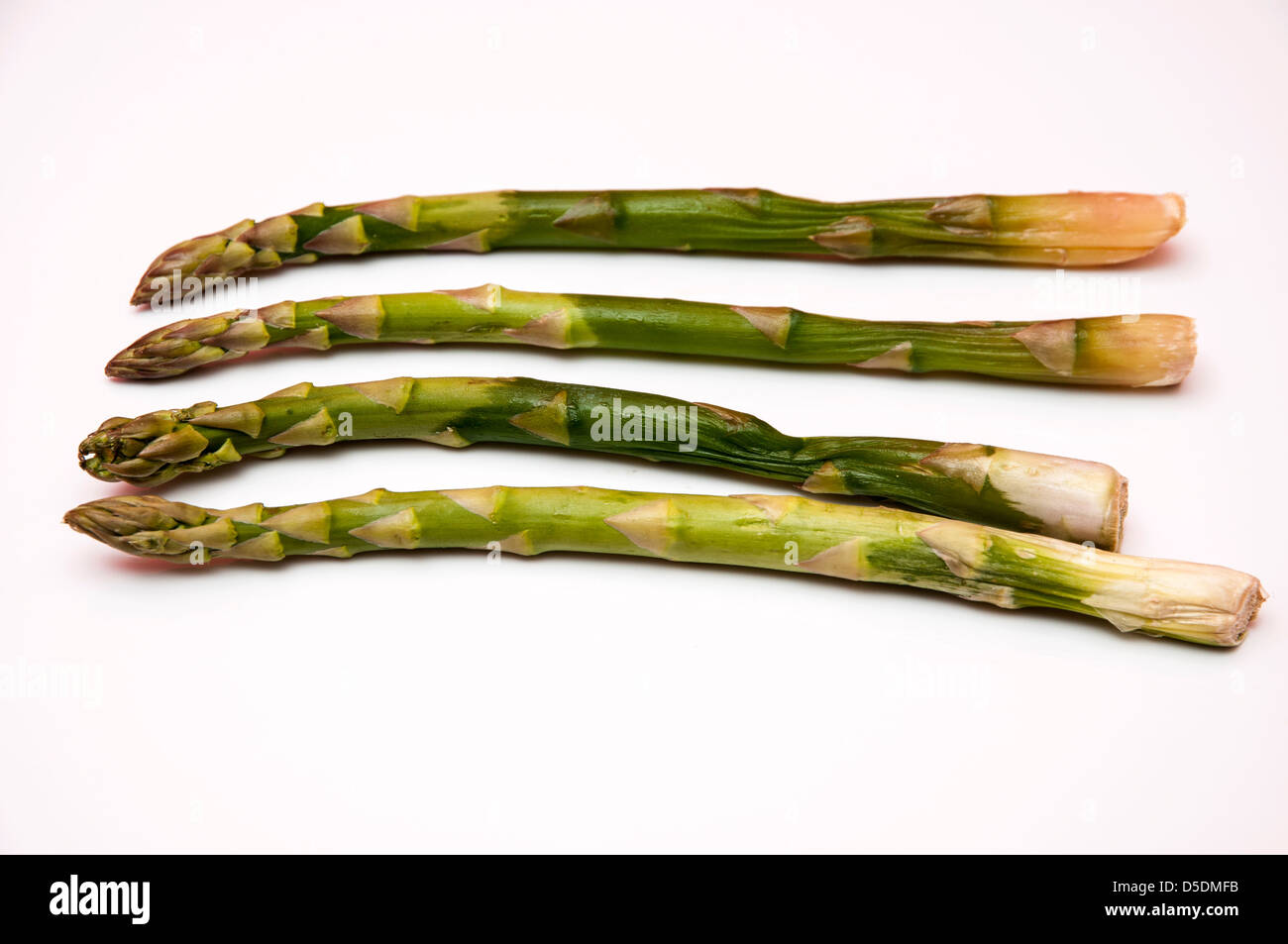 very tasty asparagus green color and well long Stock Photo - Alamy