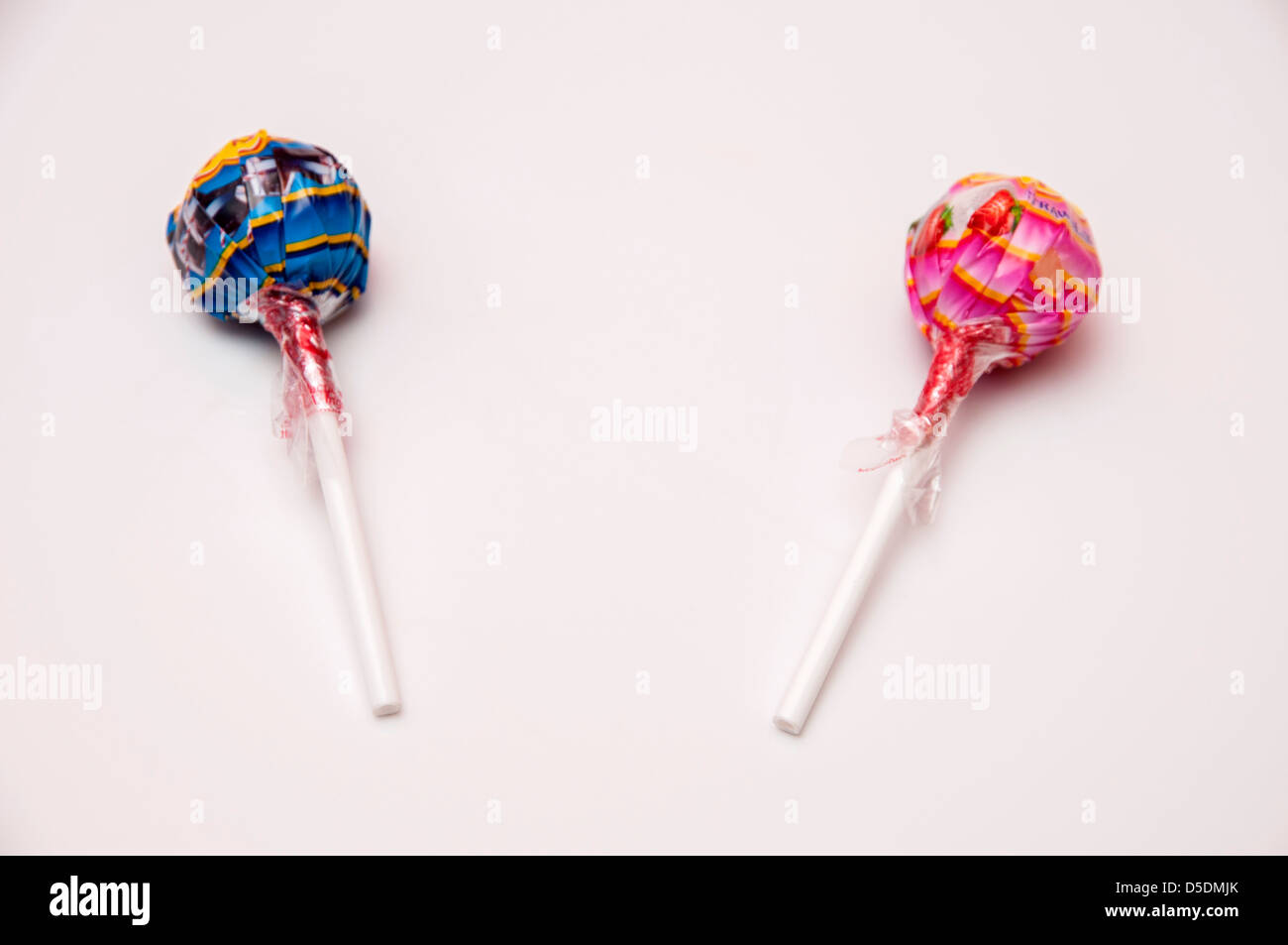 lollipops of different colors and flavors Stock Photo - Alamy