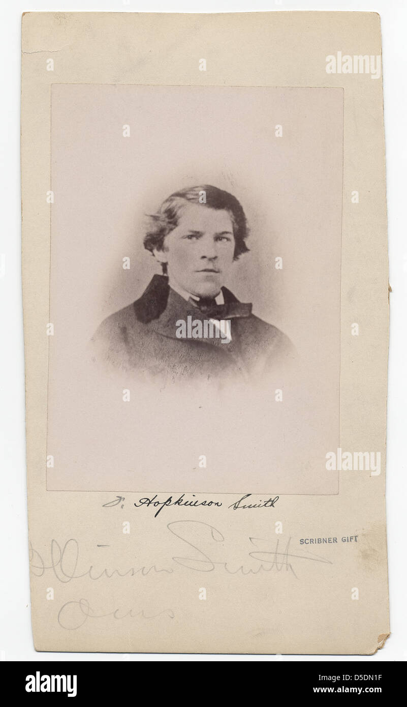 F. Hopkinson Smith, an influential American artist and writer, is shown ...