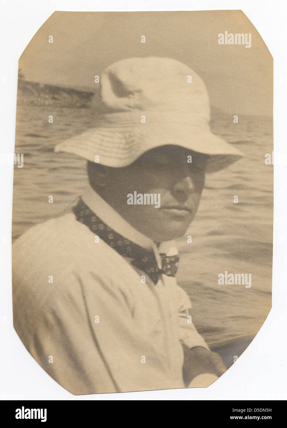 A portrait of Alfred Q. Collins, a noted American artist, captured ...