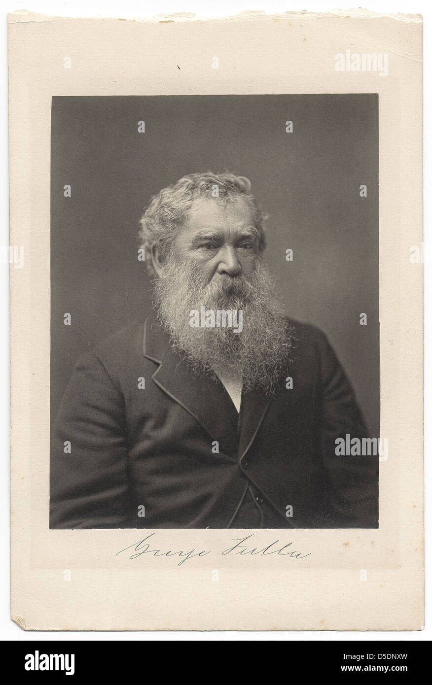 A portrait of George Fuller, an artist known for his work during the ...
