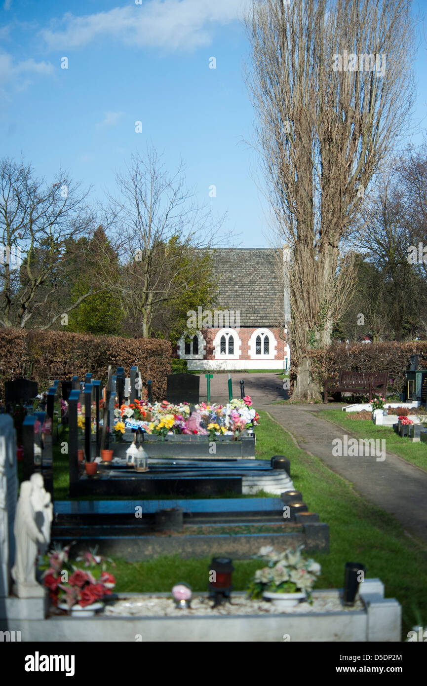 Alperton cemetery London Stock Photo - Alamy