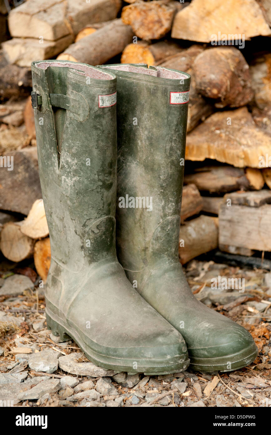 Hunter wellies hi-res stock photography and images - Alamy