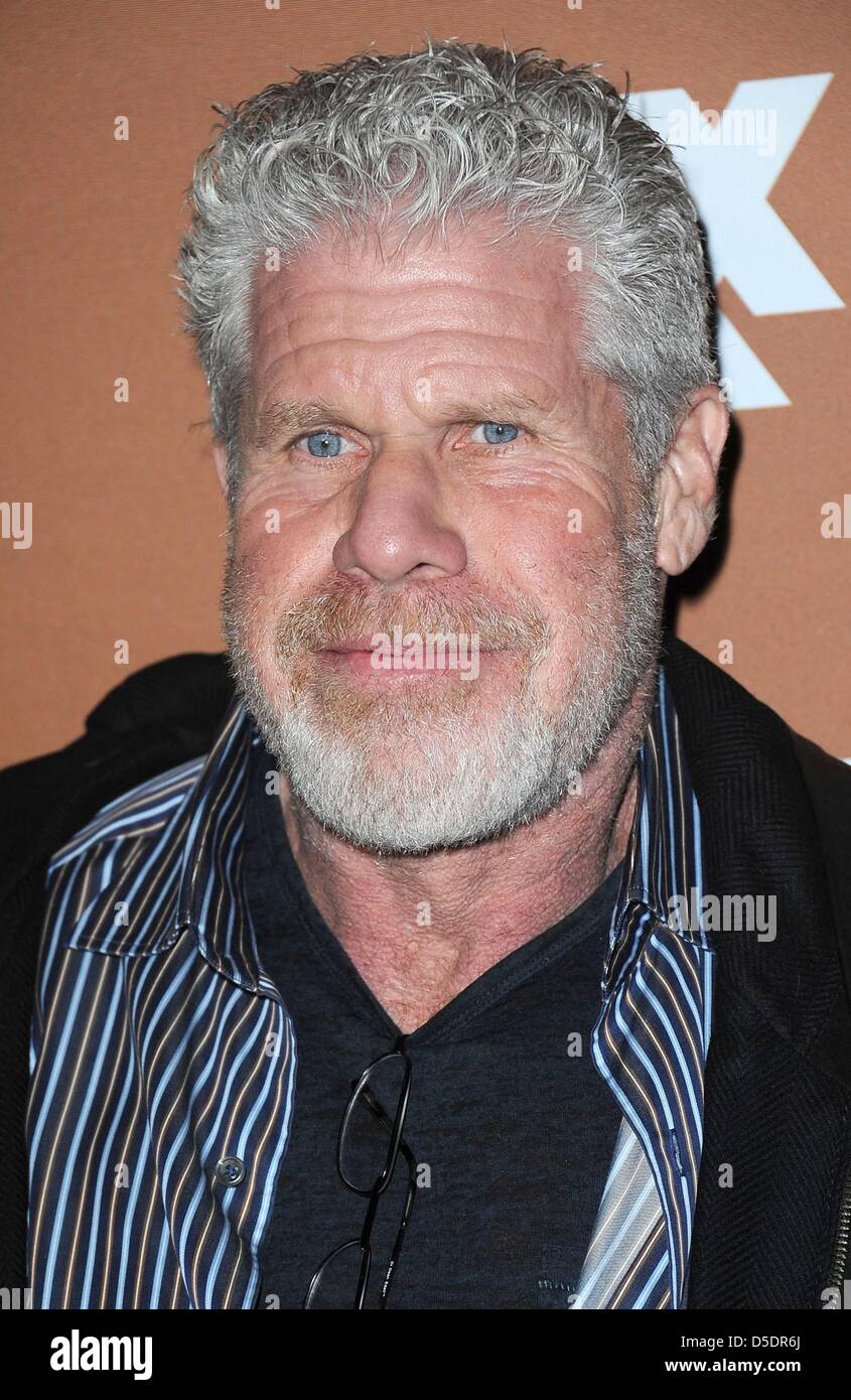 New York, USA. 28th March, 2013. Ron Perlman at arrivals for FX Network ...