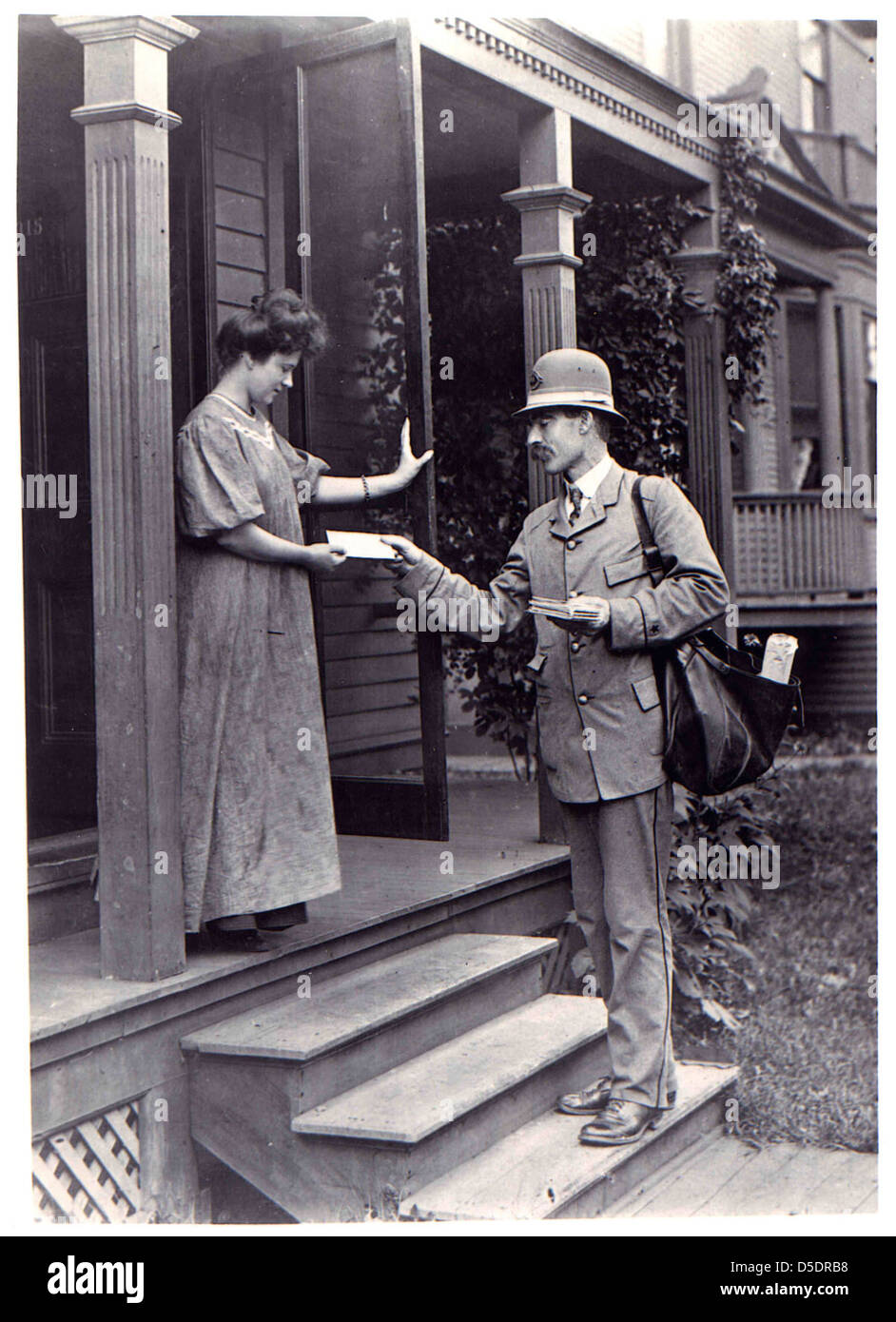 Woman letter carrier hi-res stock photography and images - Alamy