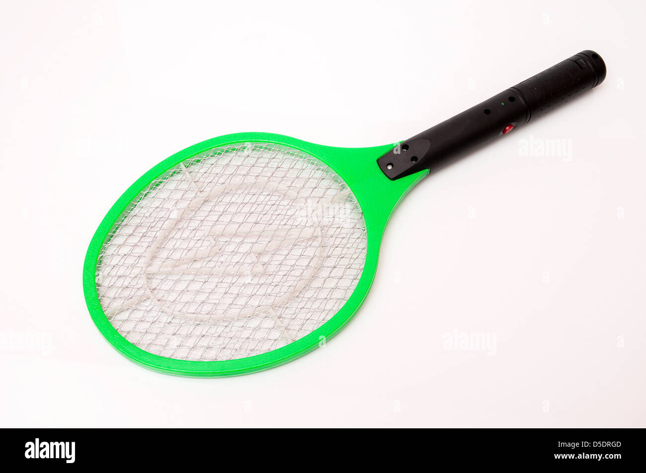 electric racket for swatting flies with its network of iron Stock Photo ...