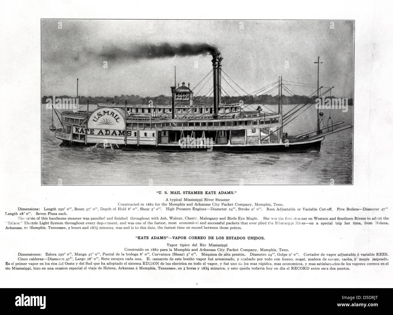History mississippi river steamboat hi-res stock photography and images ...