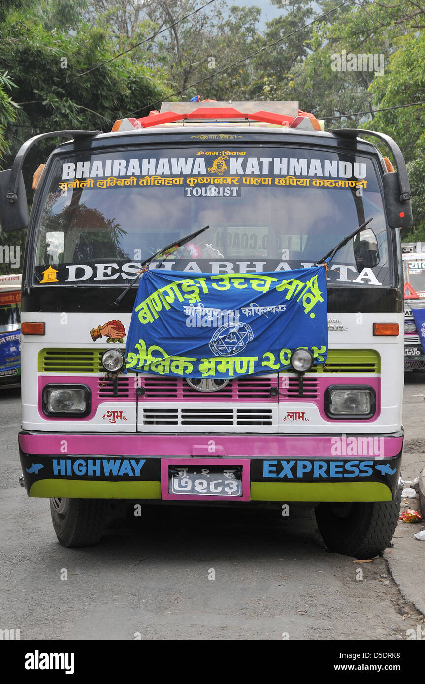 Nepal Bus High Resolution Stock Photography and Images - Alamy