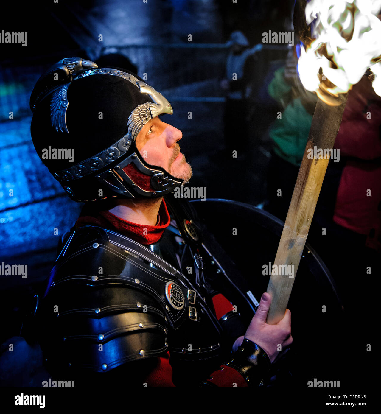 Spectacular torchlight procession in Edinburgh to launch the hogmanay ...
