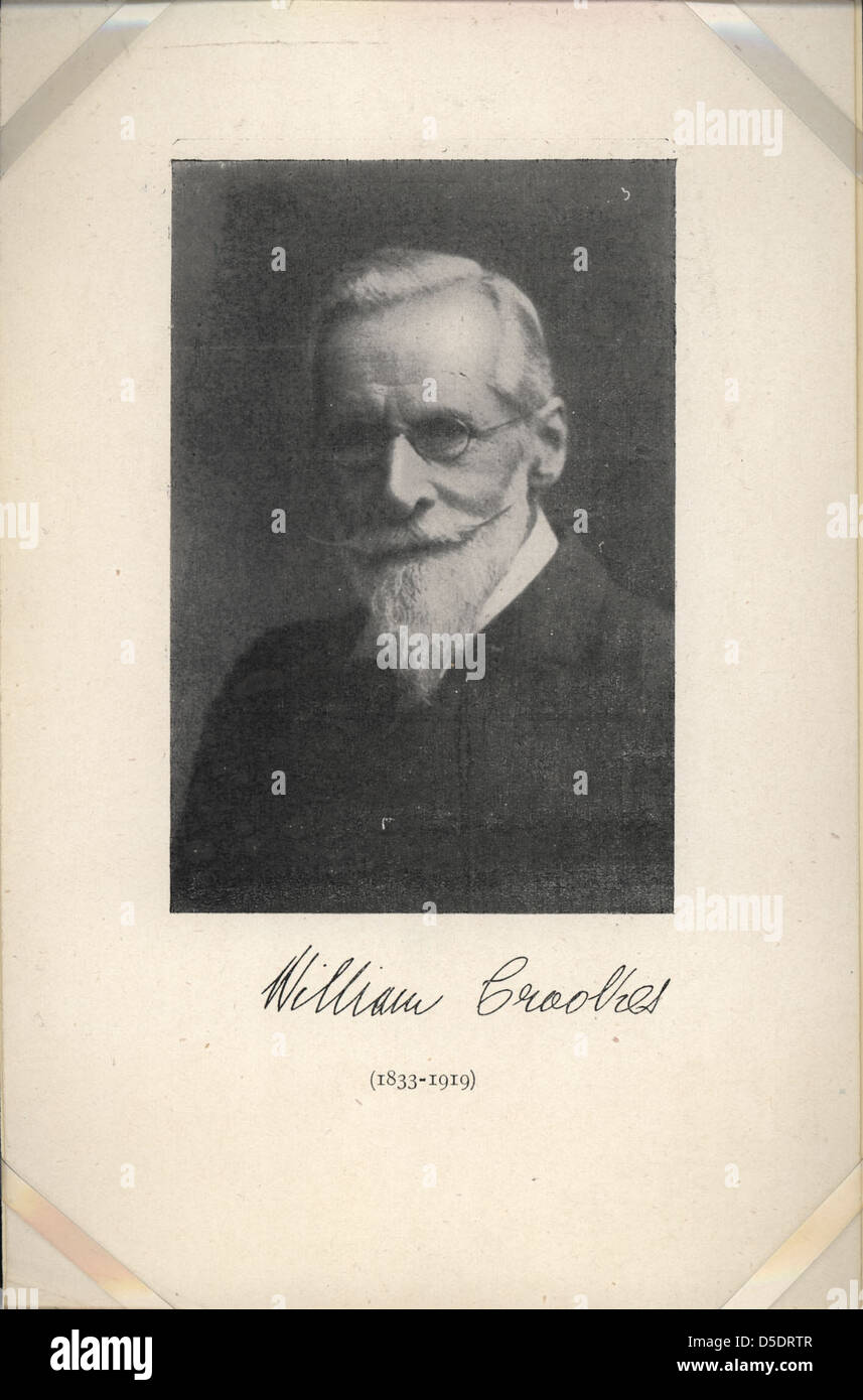 William crookes hi-res stock photography and images - Alamy