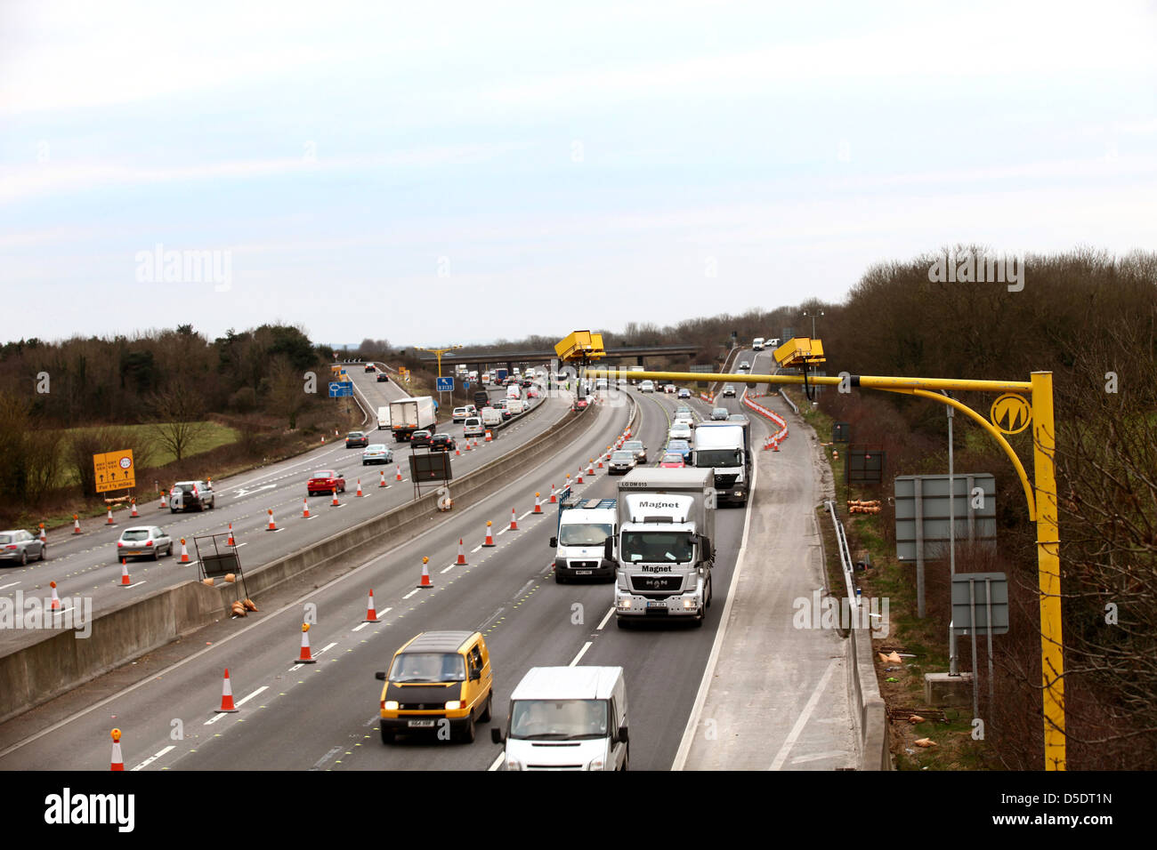 M1 motorway speed camera hi-res stock photography and images - Alamy