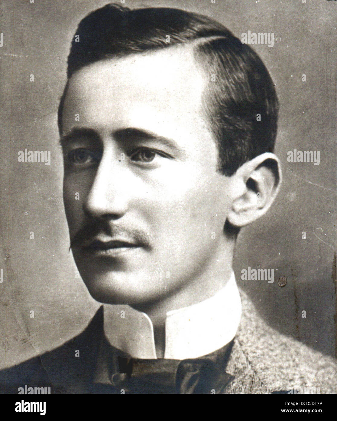 A portrait of Guglielmo Marconi, the Italian inventor and physicist who ...