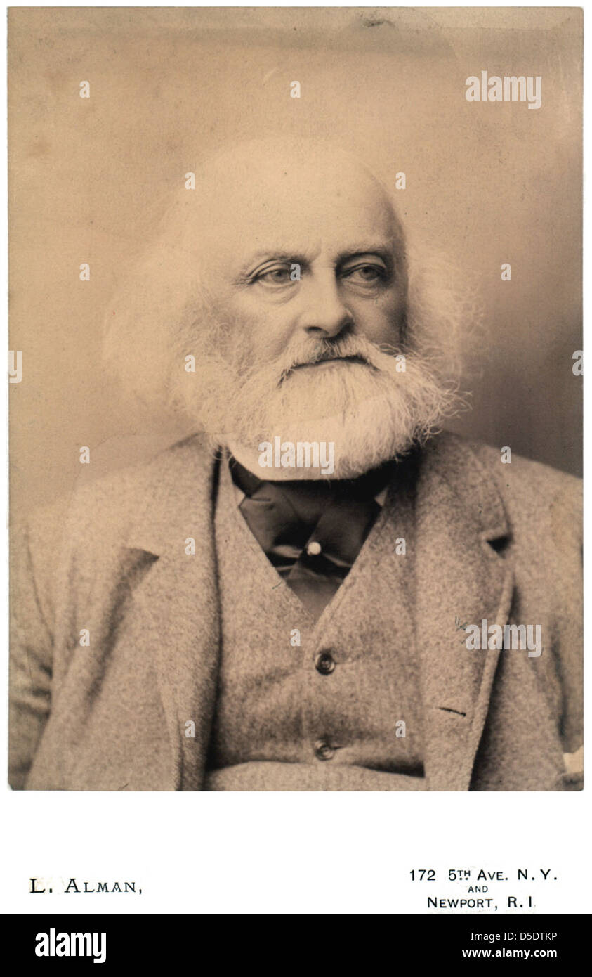 This sepia portrait of astronomer Lewis Morris Rutherfurd captures the ...