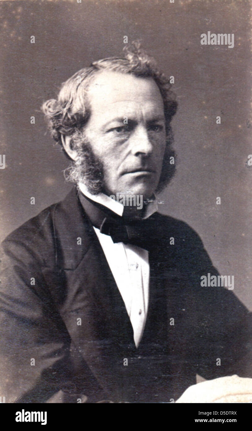 A formal portrait of George Gabriel Stokes, an influential physicist ...