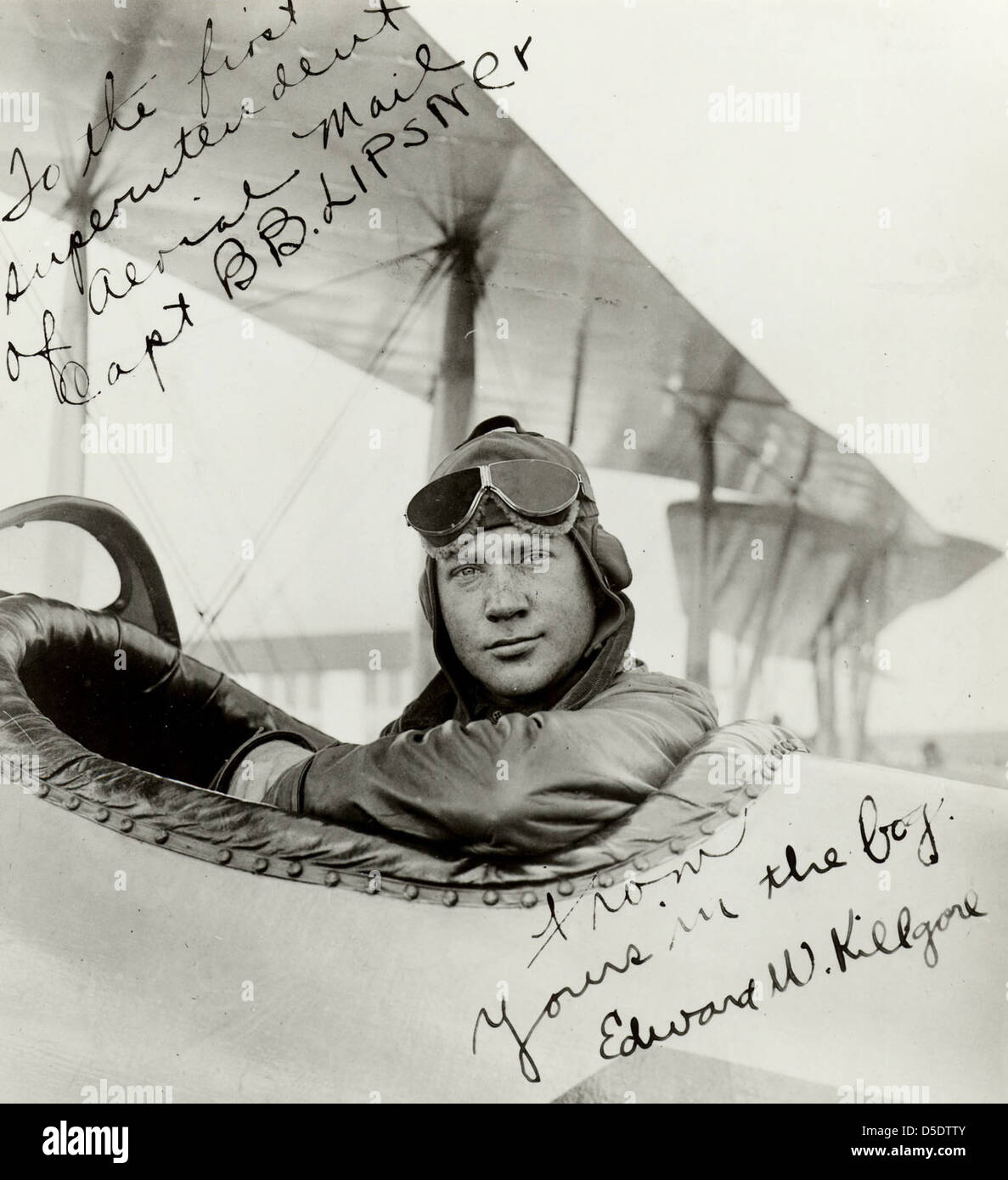 American pilot seated plane hi-res stock photography and images - Alamy