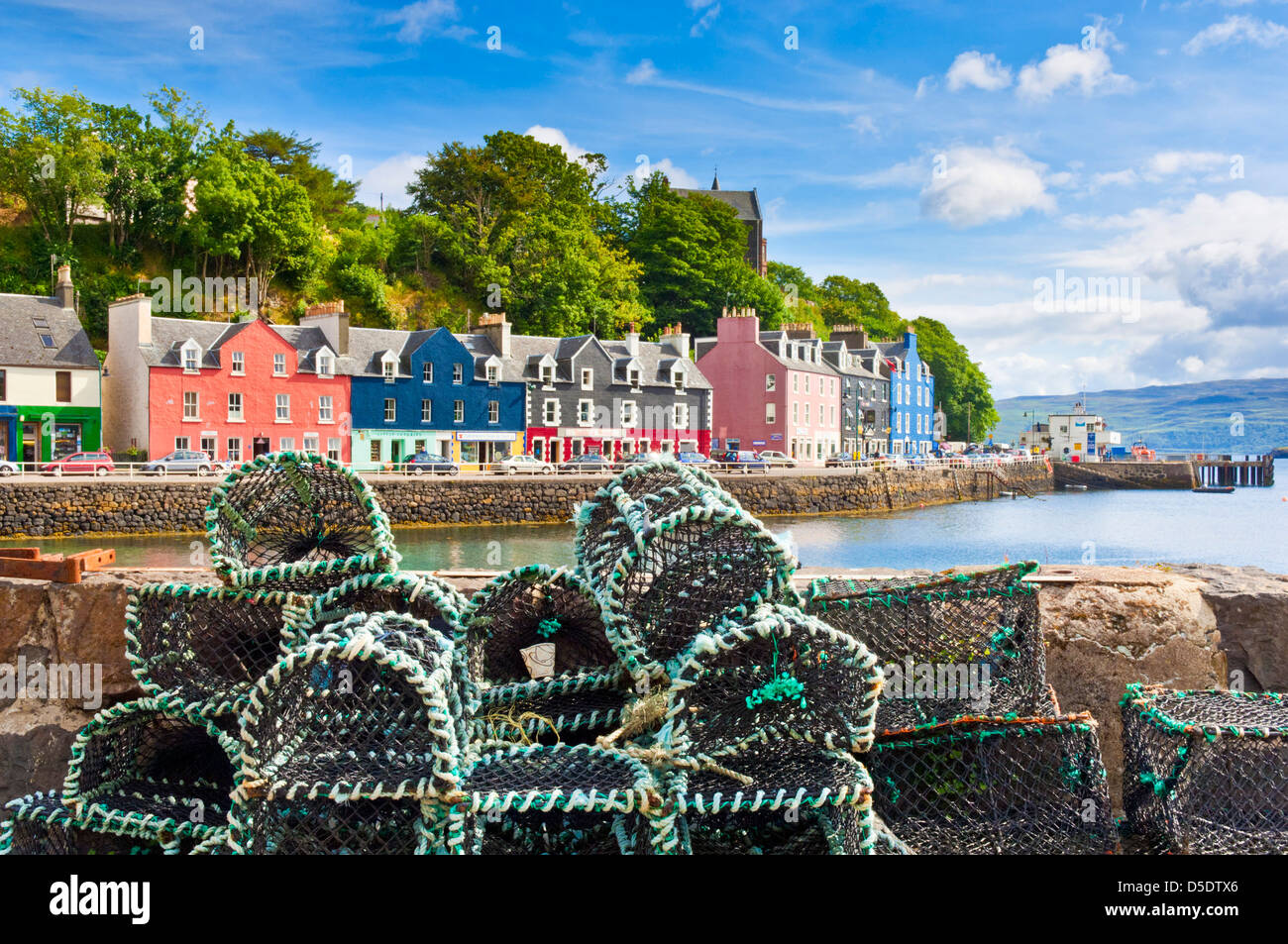 Isle of Mull Tobermory harbour and Lobster Pots Isle of Mull Inner ...