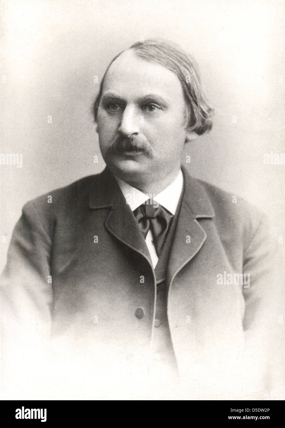 A black and white portrait of Adolph Frank, a German chemist, taken in ...