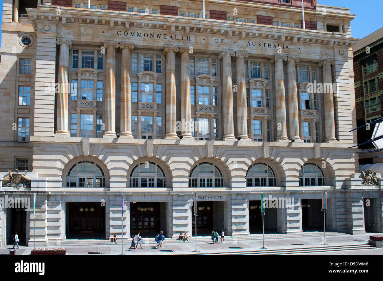 Commonwealth Australia Building Post Office Perth Stock Photo - Alamy
