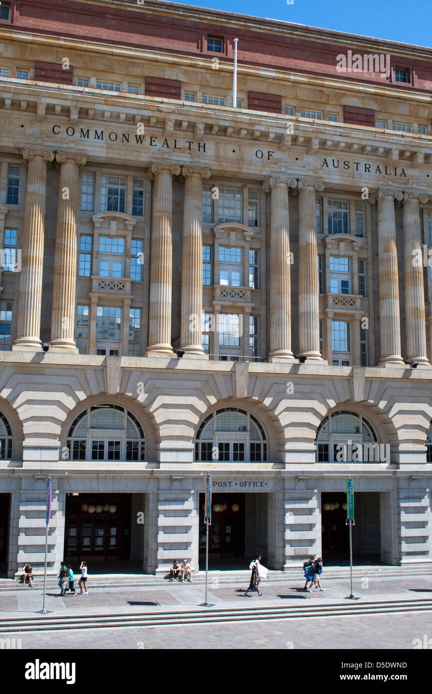 Commonwealth of Australia Building Post Office Perth Stock Photo - Alamy