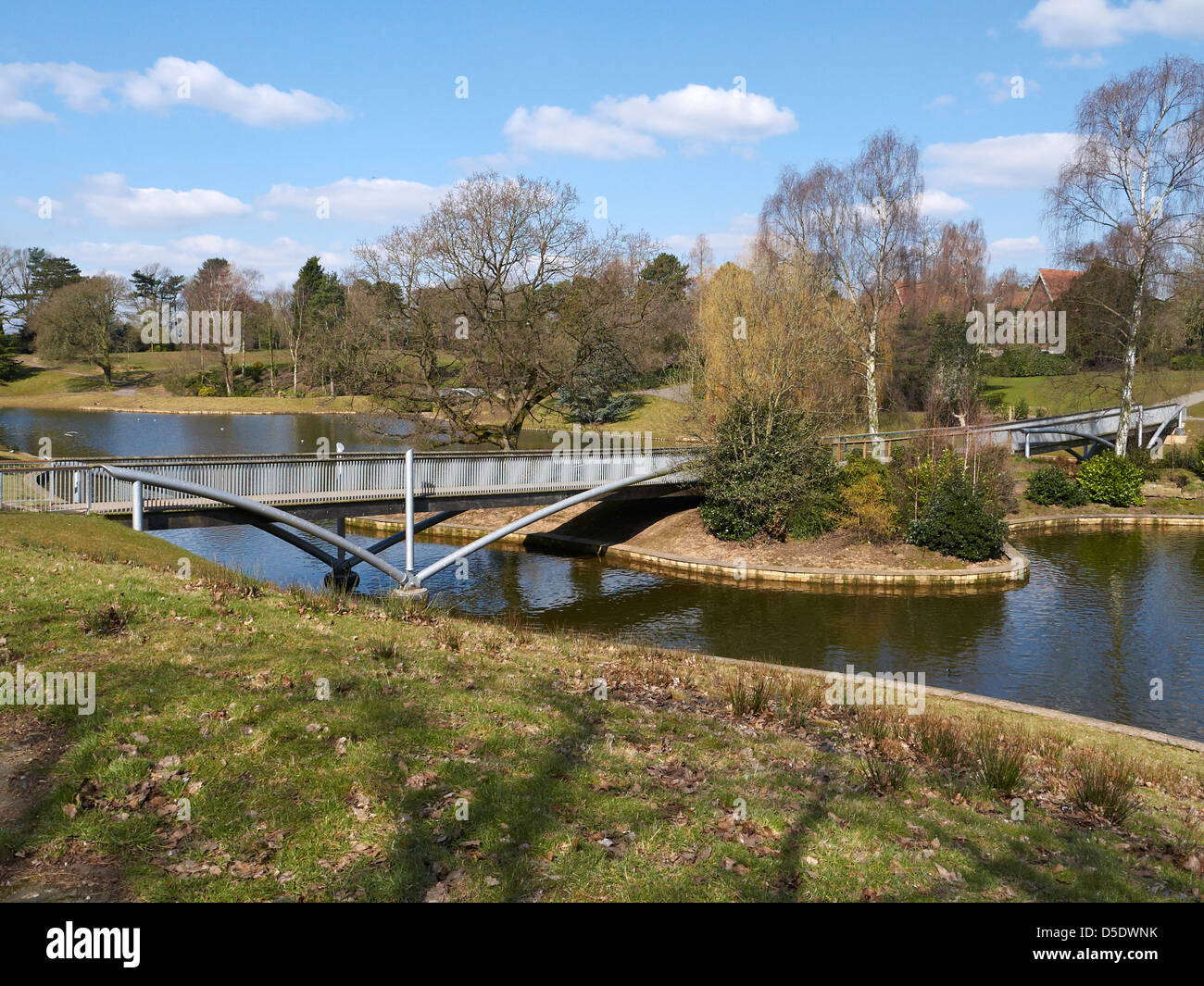 The all new, in 2013, Queens Park in Crewe Cheshire UK Stock Photo - Alamy