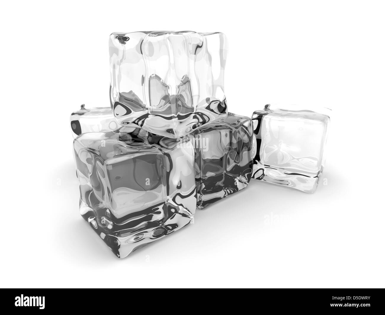 3D rendered Illustration. A Ice cube. Isolated on white Stock Photo - Alamy
