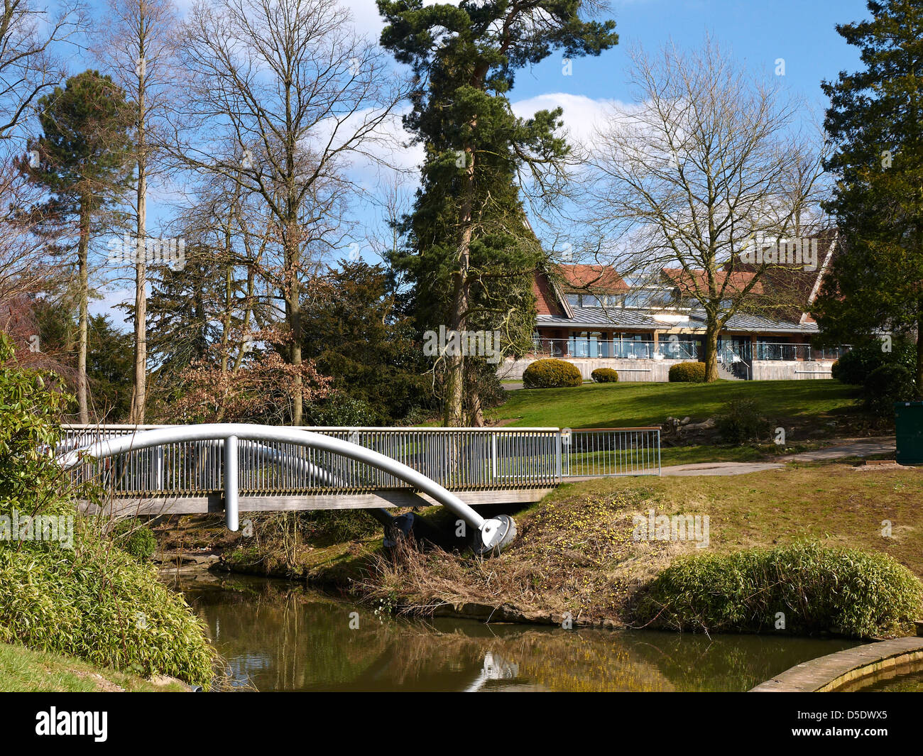 Queens park pedestrian bridge hi-res stock photography and images - Alamy