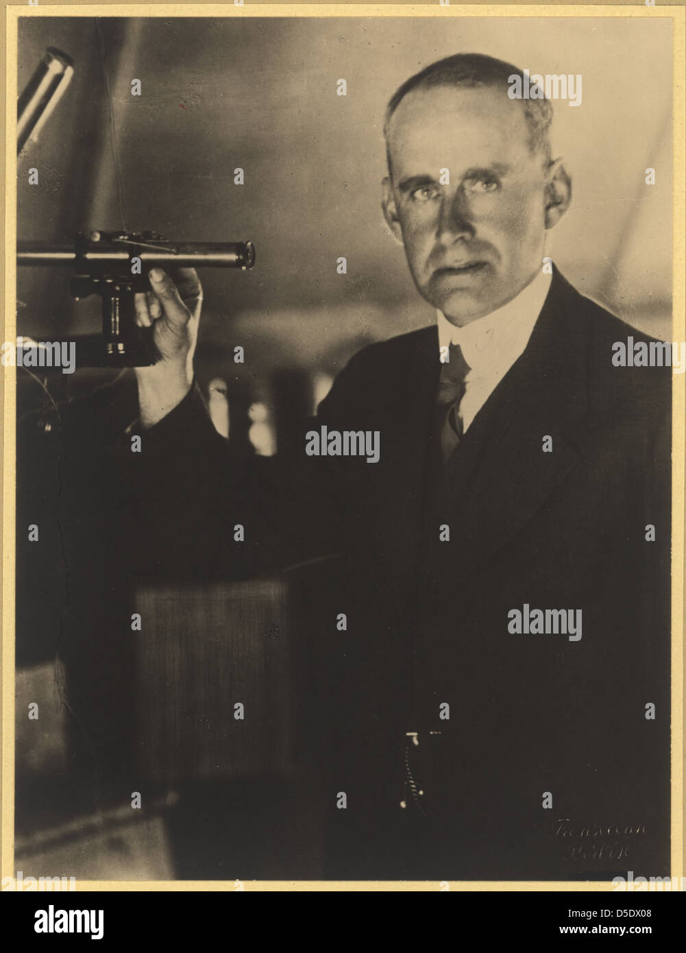 A vintage portrait of Arthur Stanley Eddington, a renowned astronomer ...