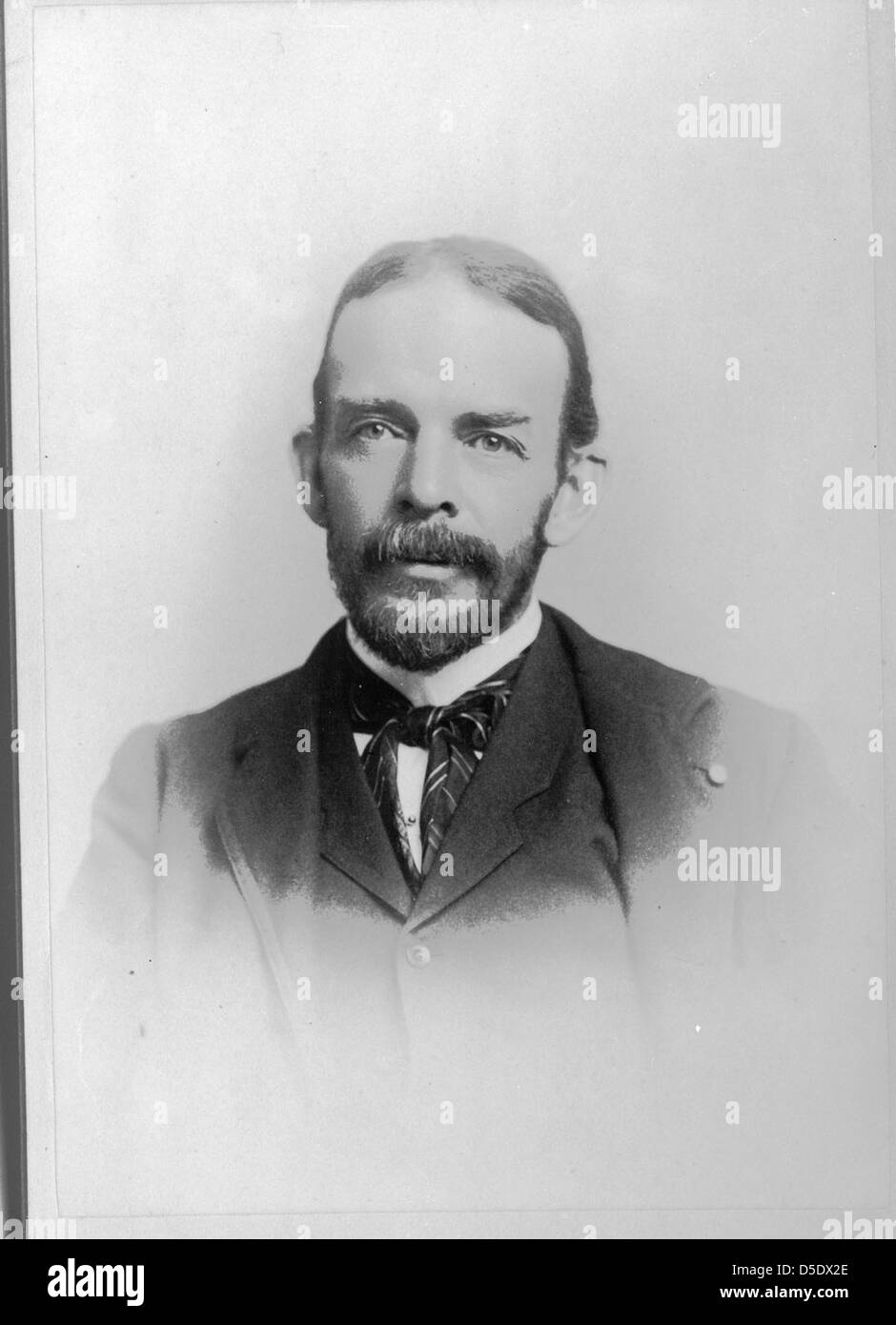 A black-and-white portrait of George Brown Goode, a prominent American ...