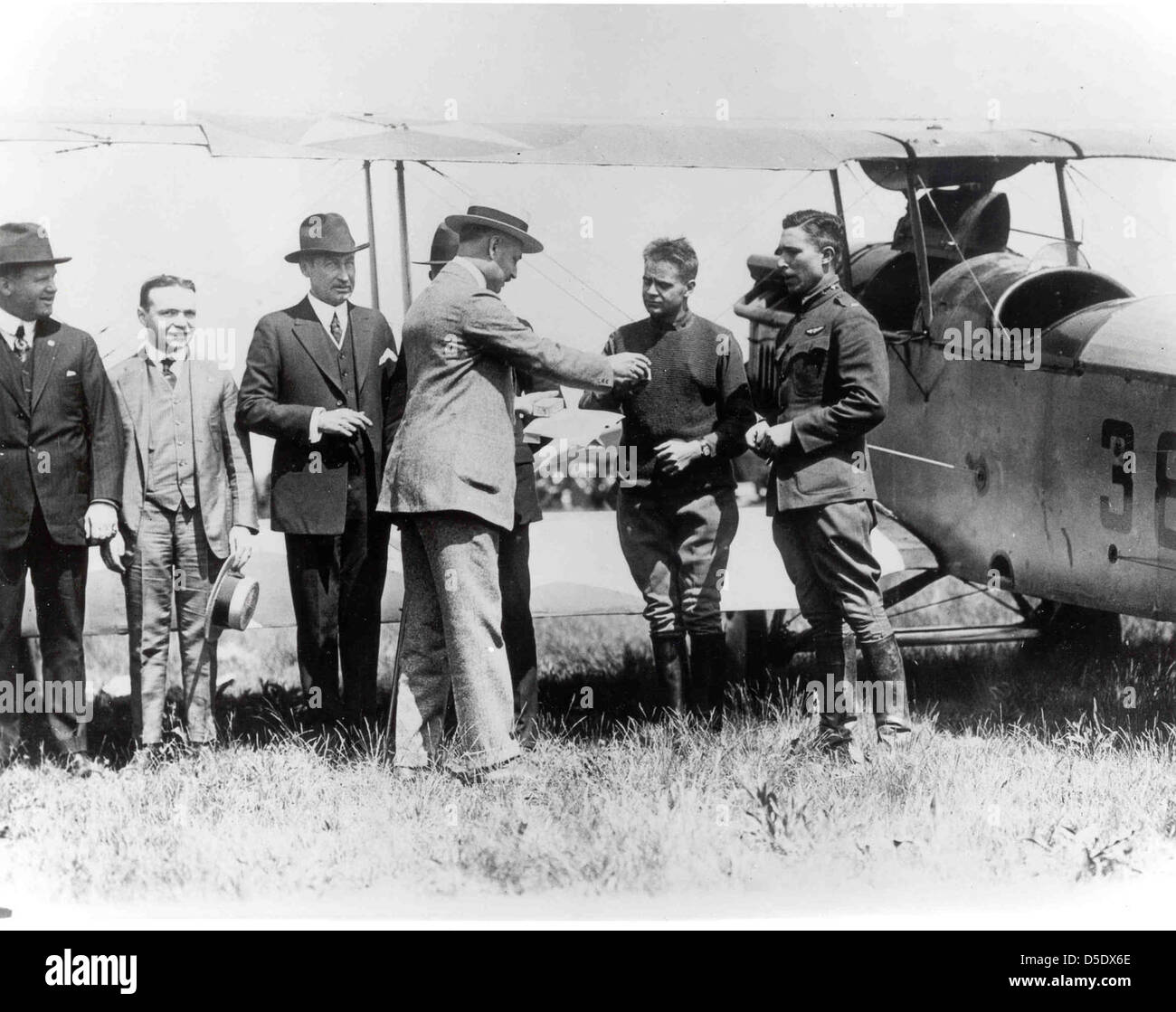 The first day of Airmail Service in the U.S., marked by the historic ...