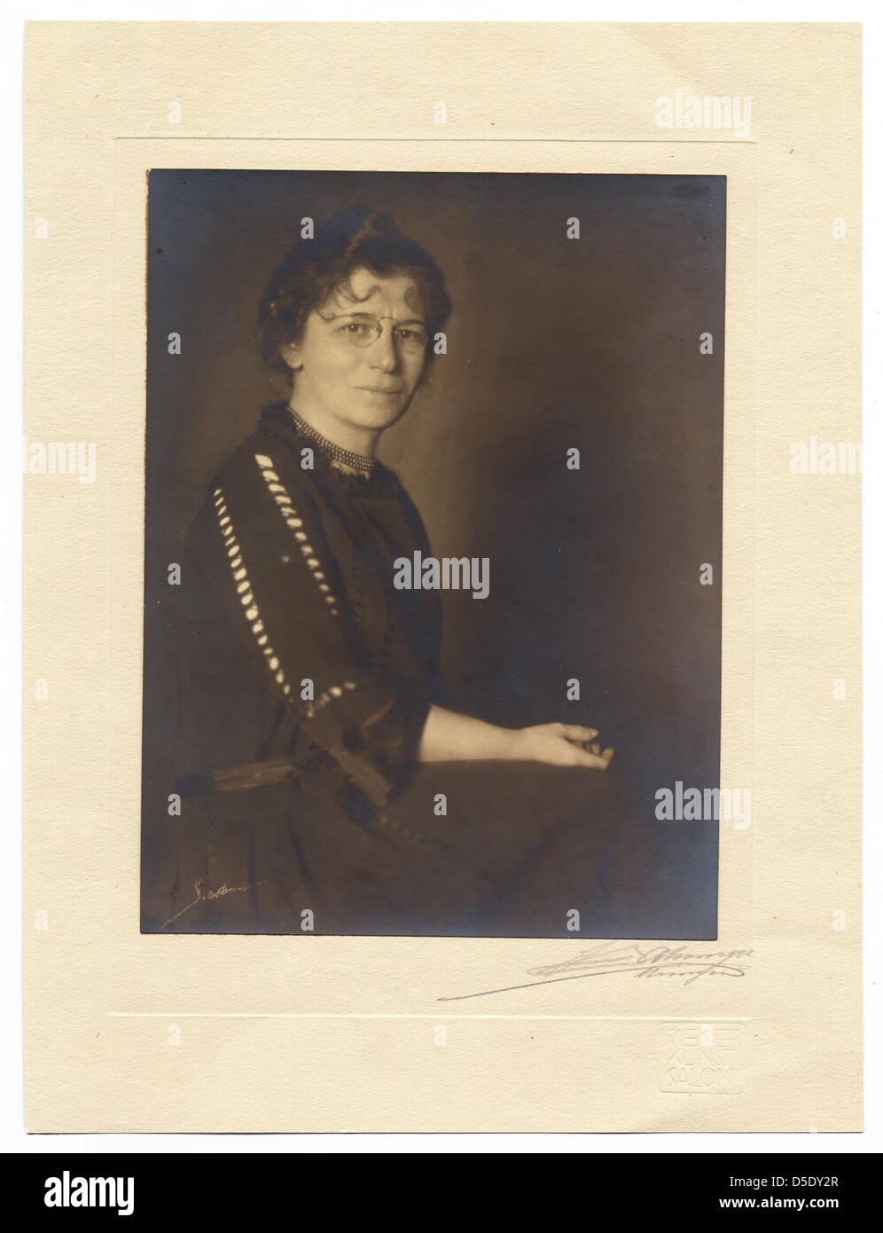 Frida Gugler is depicted in this portrait, housed in the Archives of ...