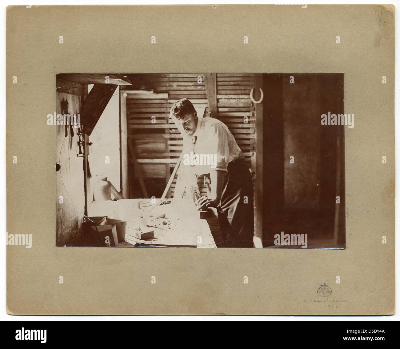 A cabinet photo from the Archives of American Art, featuring Burt ...