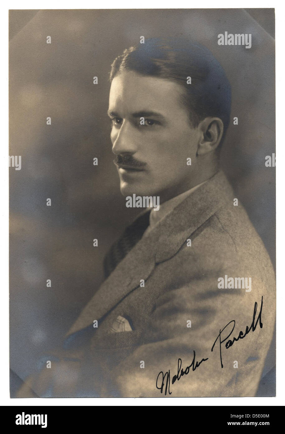 A portrait of American artist Malcolm Stevens Parcell, featuring his ...