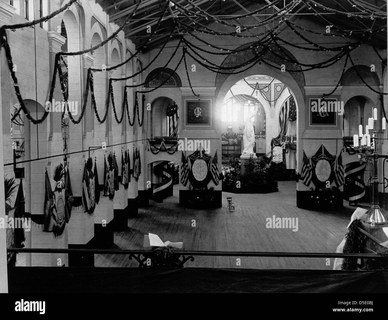 This photograph shows the U.S. National Museum in Washington, D.C ...