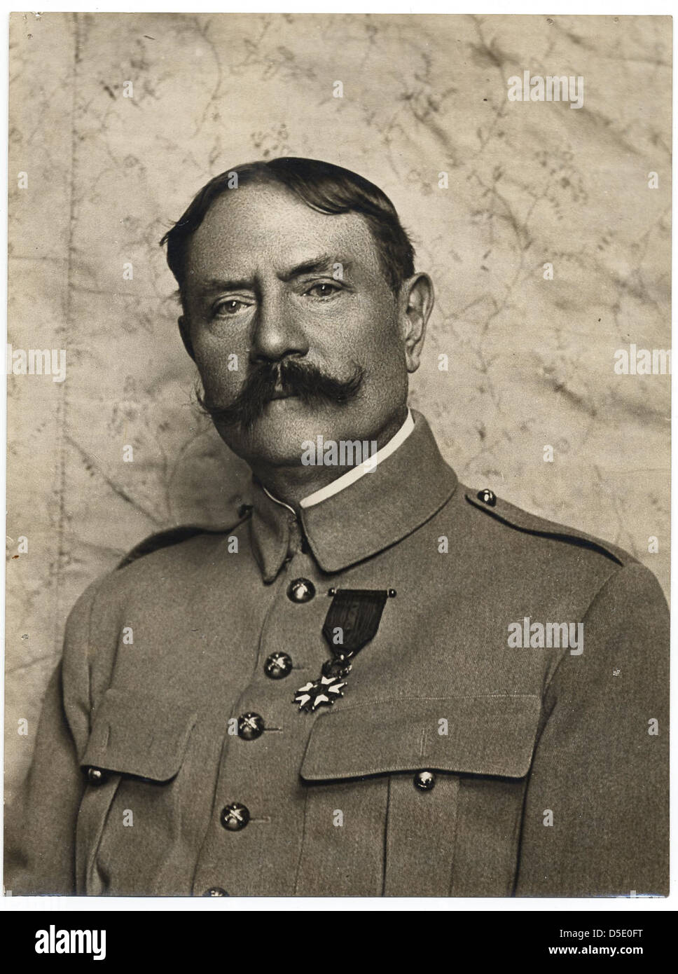 A photograph of Joseph F. Bouchor, a French military officer, in his ...