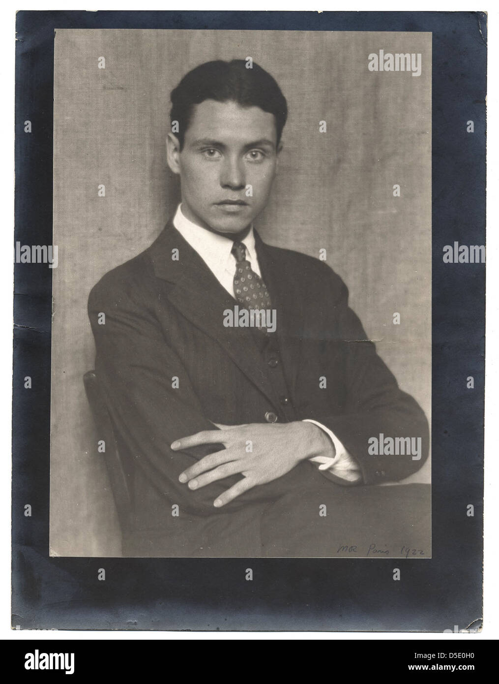 This portrait of Eugene McConn, captured by Man Ray, is preserved in ...