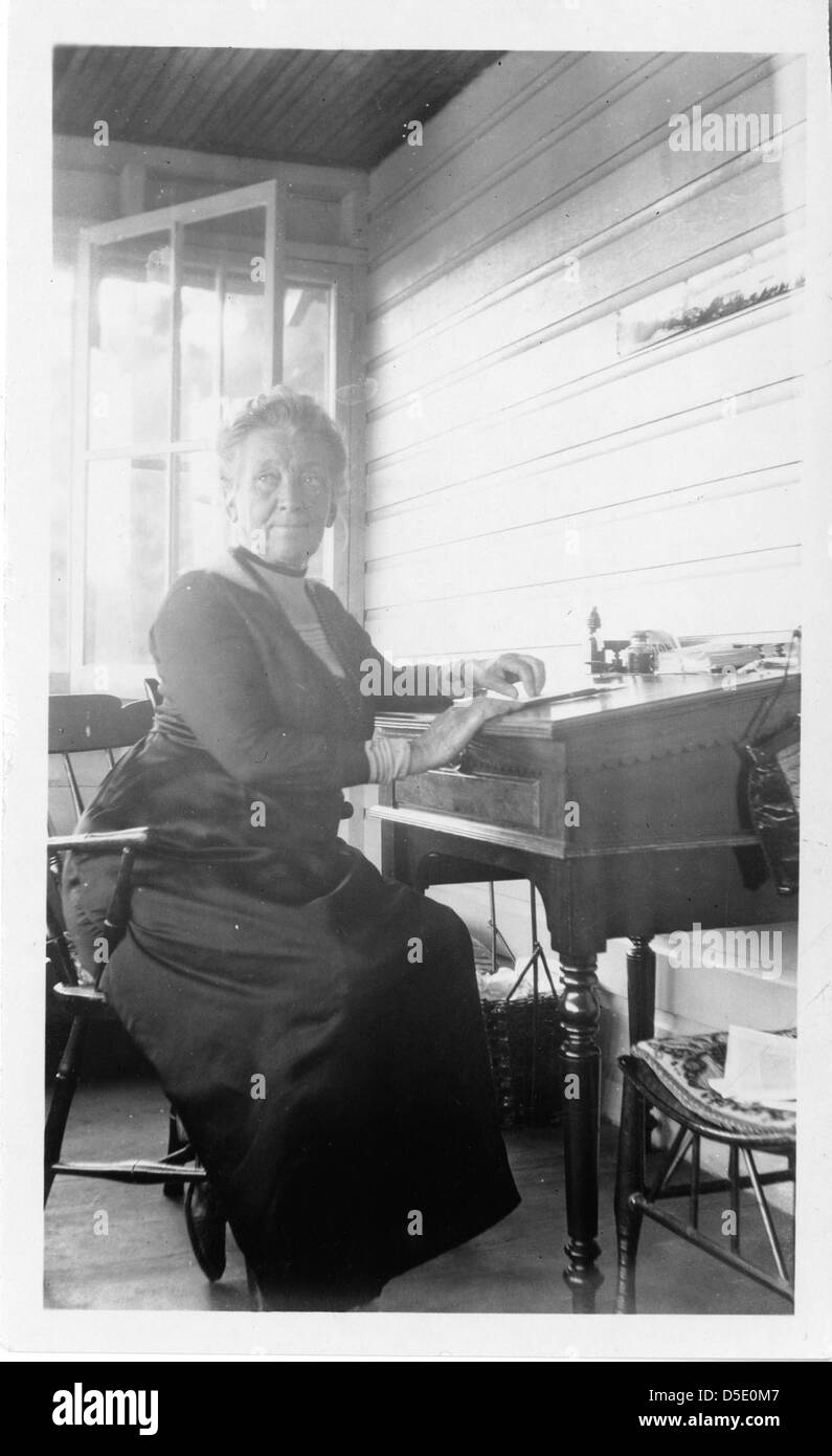 A black-and-white portrait of Cornelia Maria Clapp, a pioneering ...