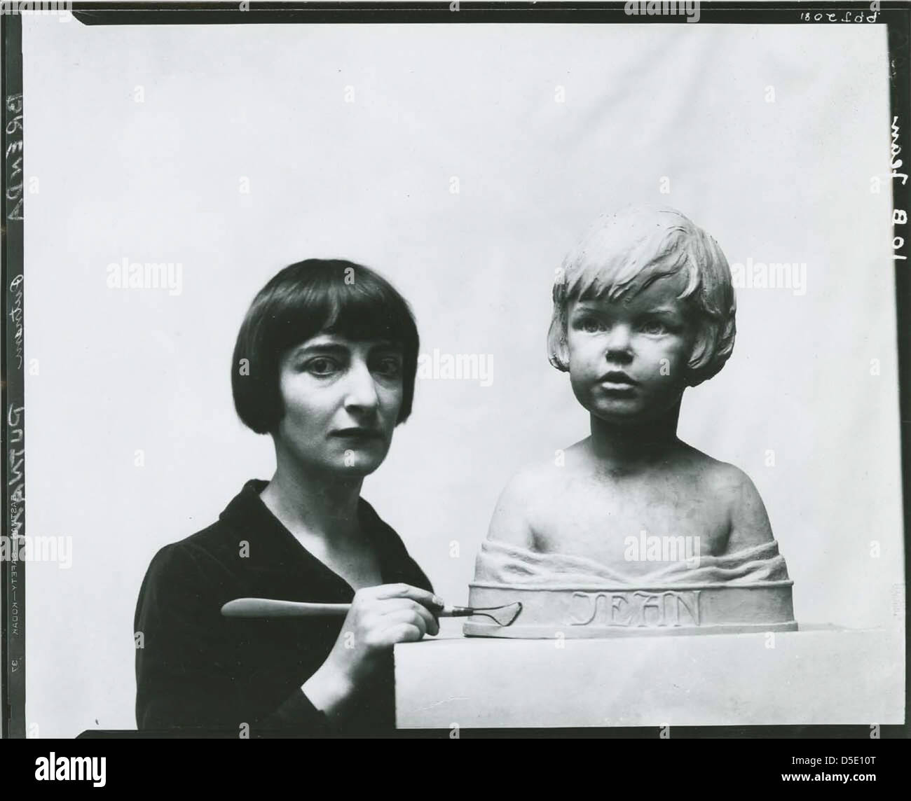 A photograph of Brenda Putnam, an American sculptor known for her work ...