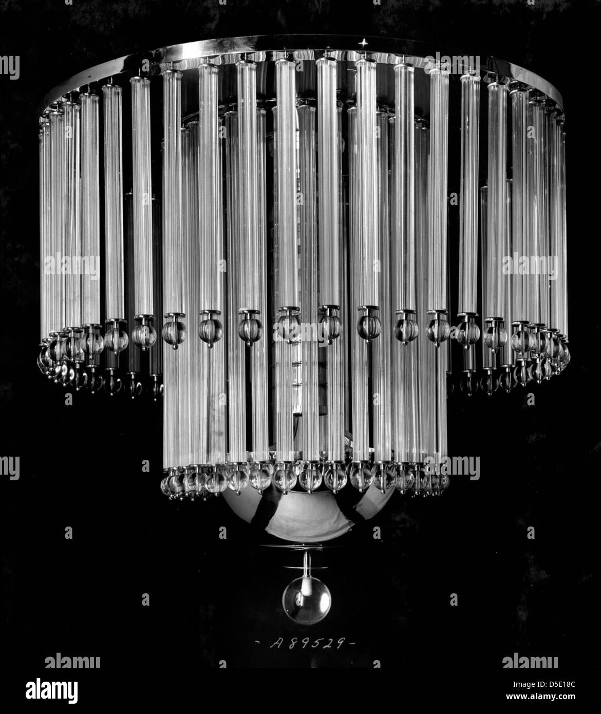 A decorative ceiling fixture at Rockefeller Center in New York City ...
