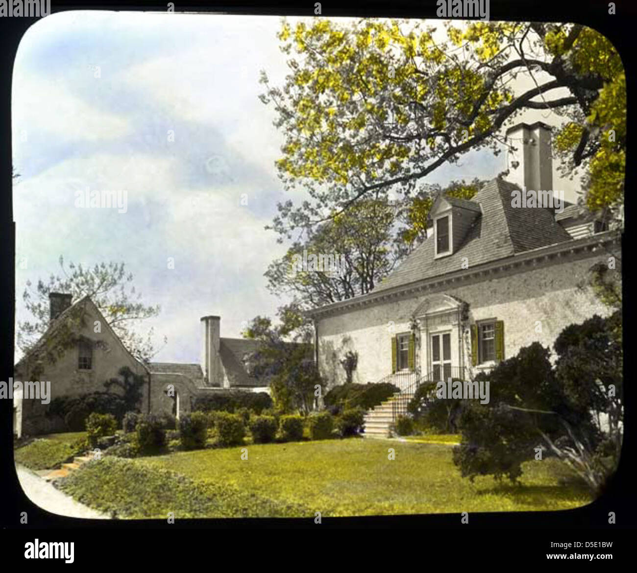 Claremont Manor in Virginia, shown in a slide from the Archives of ...