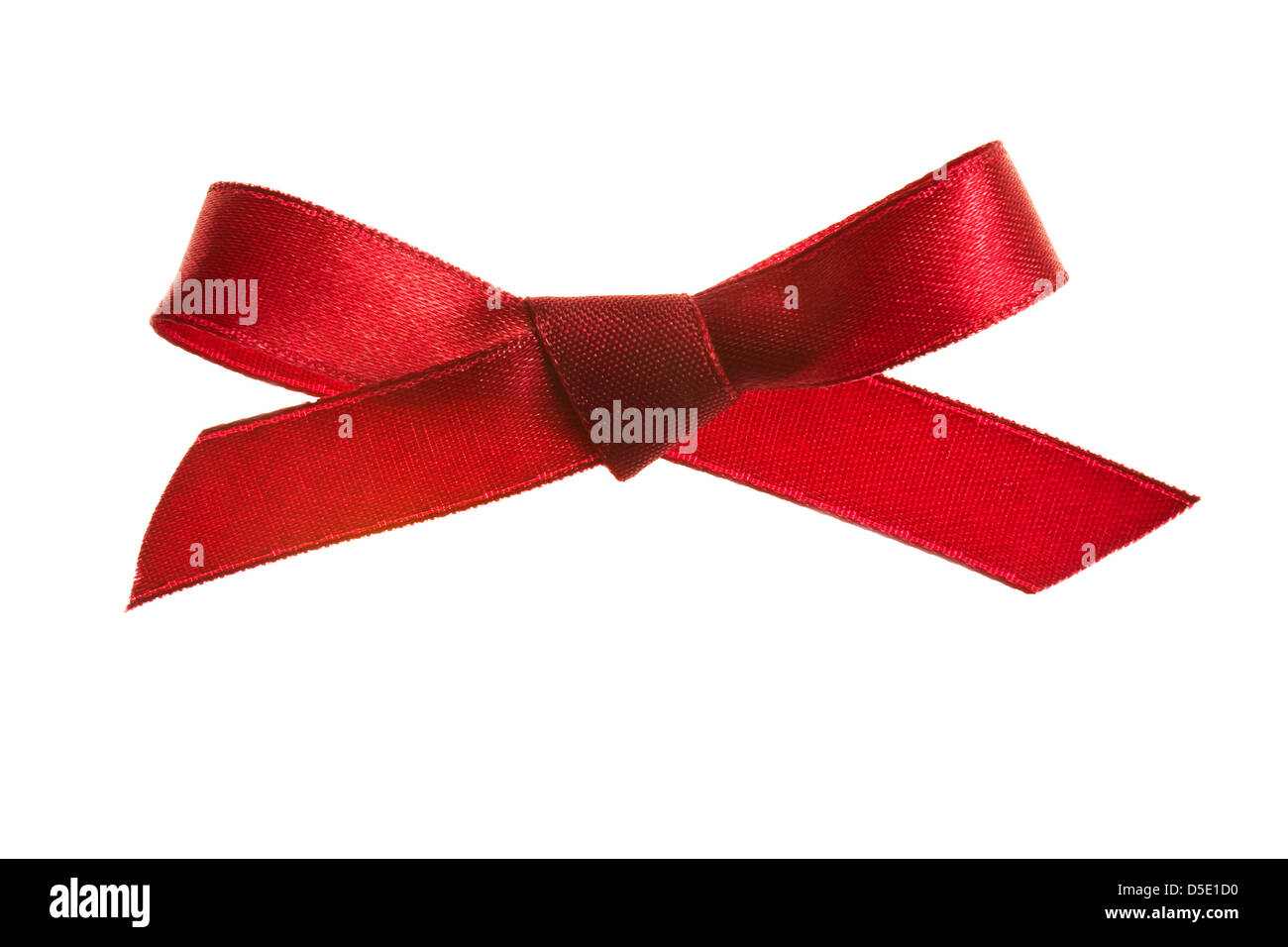 red gift bow Stock Photo - Alamy