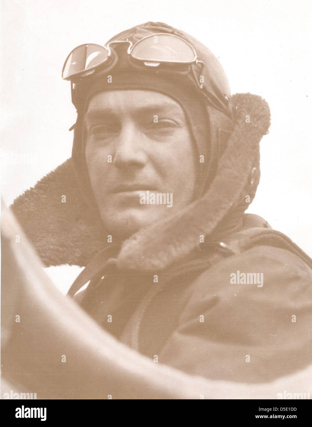 Photograph of airmail pilot Warren D. Williams Stock Photo - Alamy