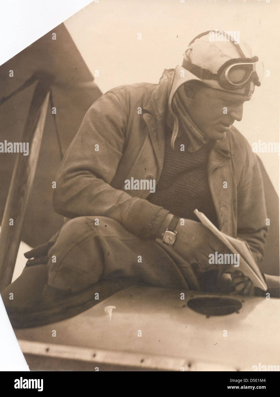 Photograph of airmail pilot William Fillmore Stock Photo - Alamy