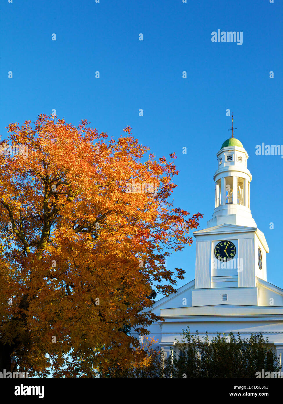Autumn in Burlington Stock Photo - Alamy