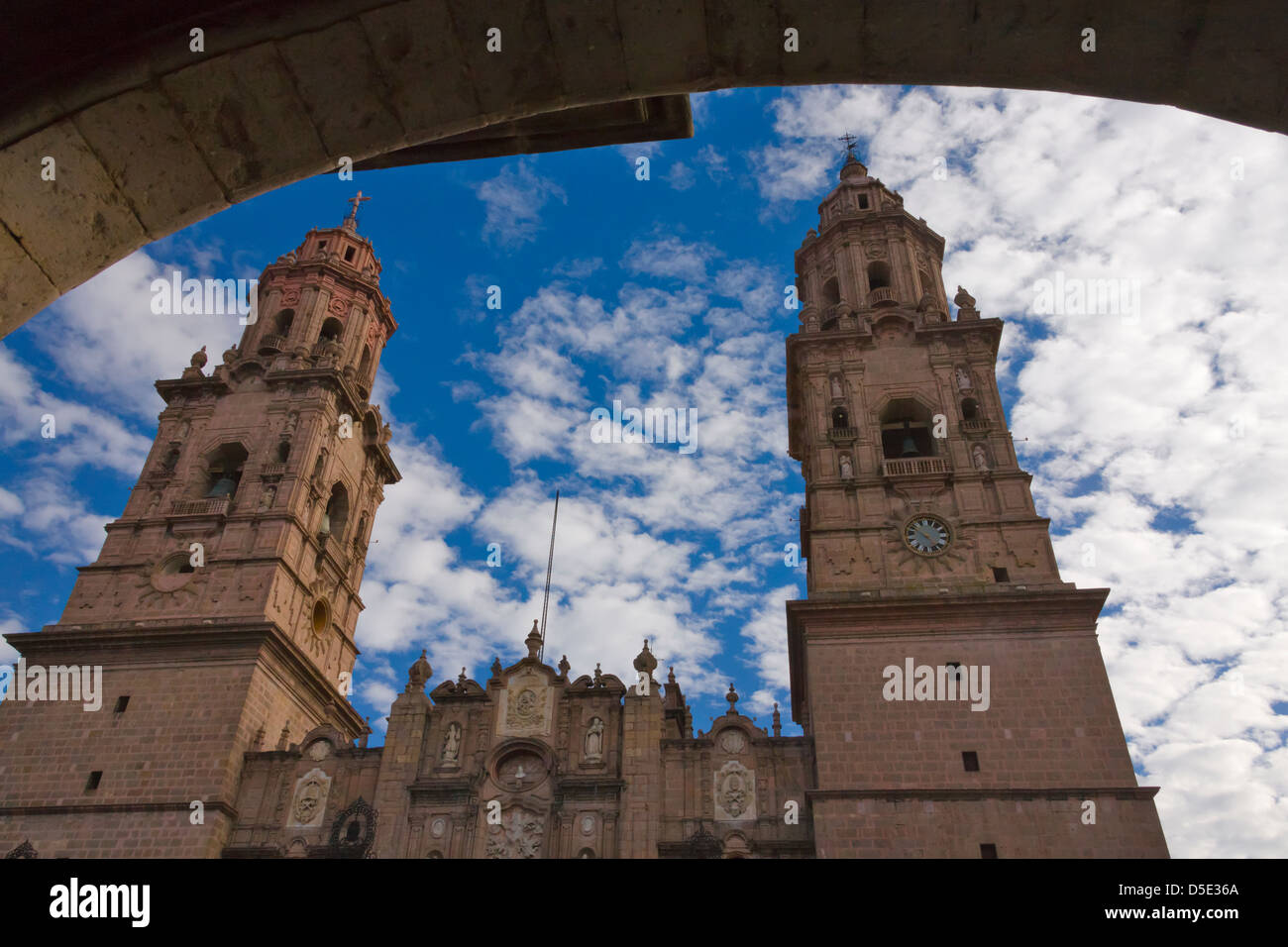 Morelia cathedral, Morelia, Mexico Stock Photo - Alamy