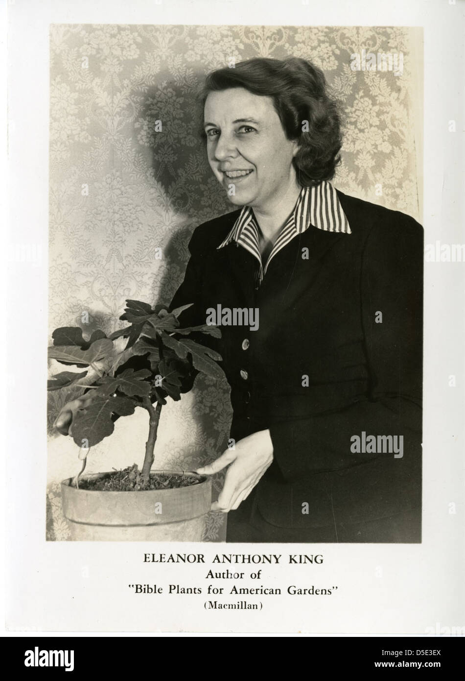 A portrait of Eleanor Anthony King, an influential figure in botany ...