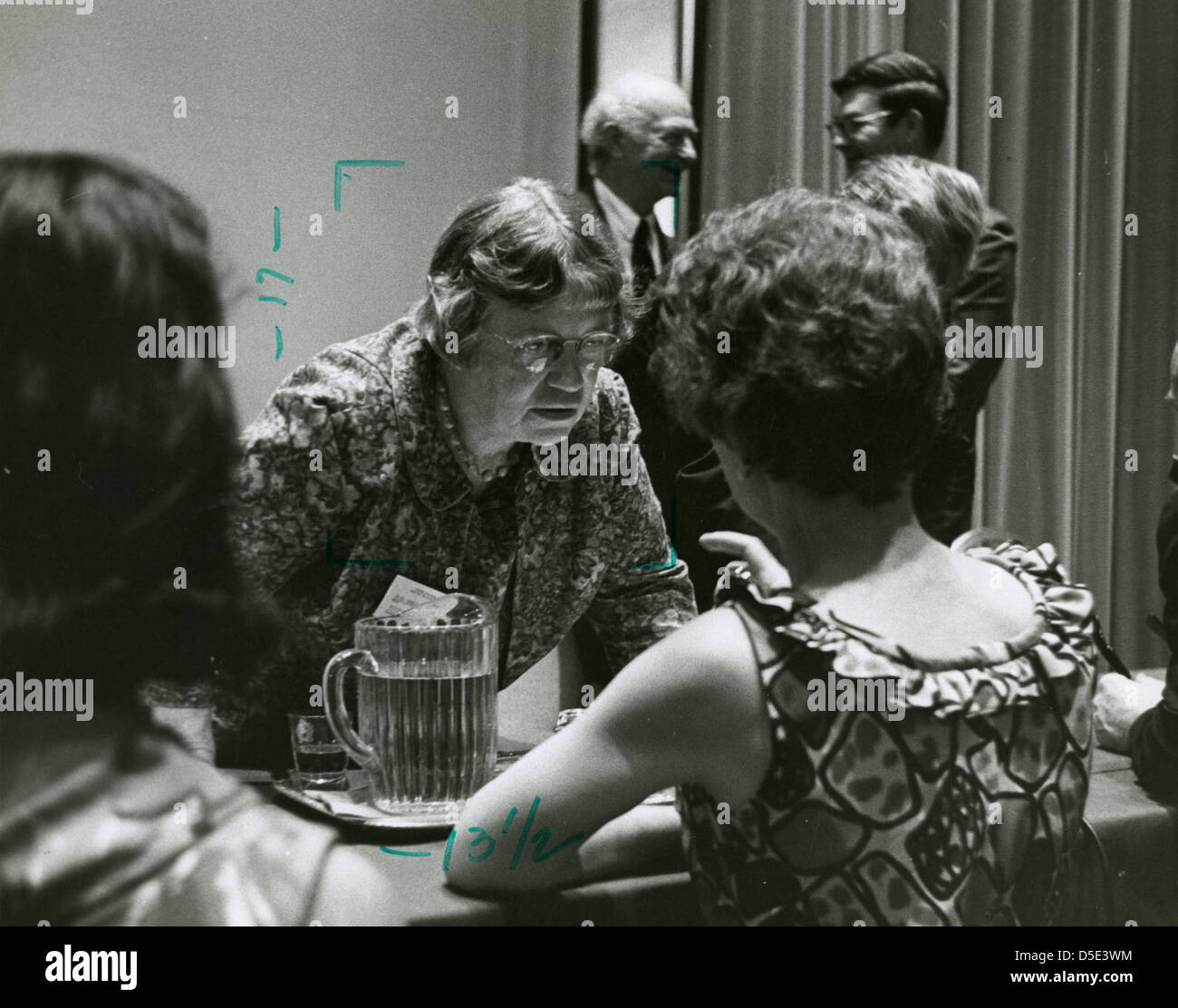 Margaret Mead, a renowned anthropologist, is photographed in the 1960s ...