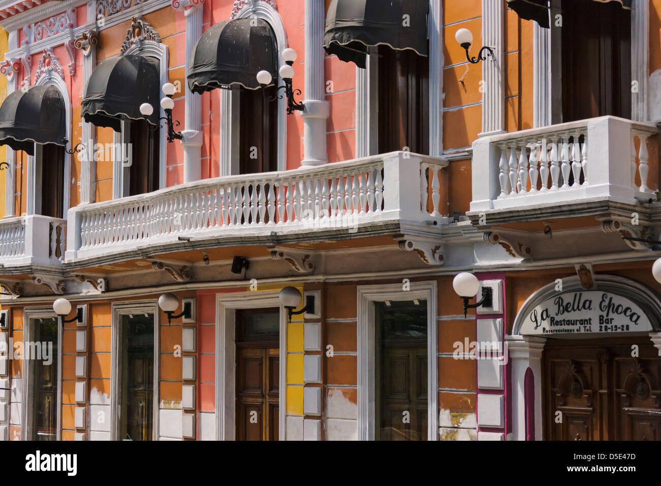 Colonial building, Merida, Yucatan State, Mexico Stock Photo - Alamy