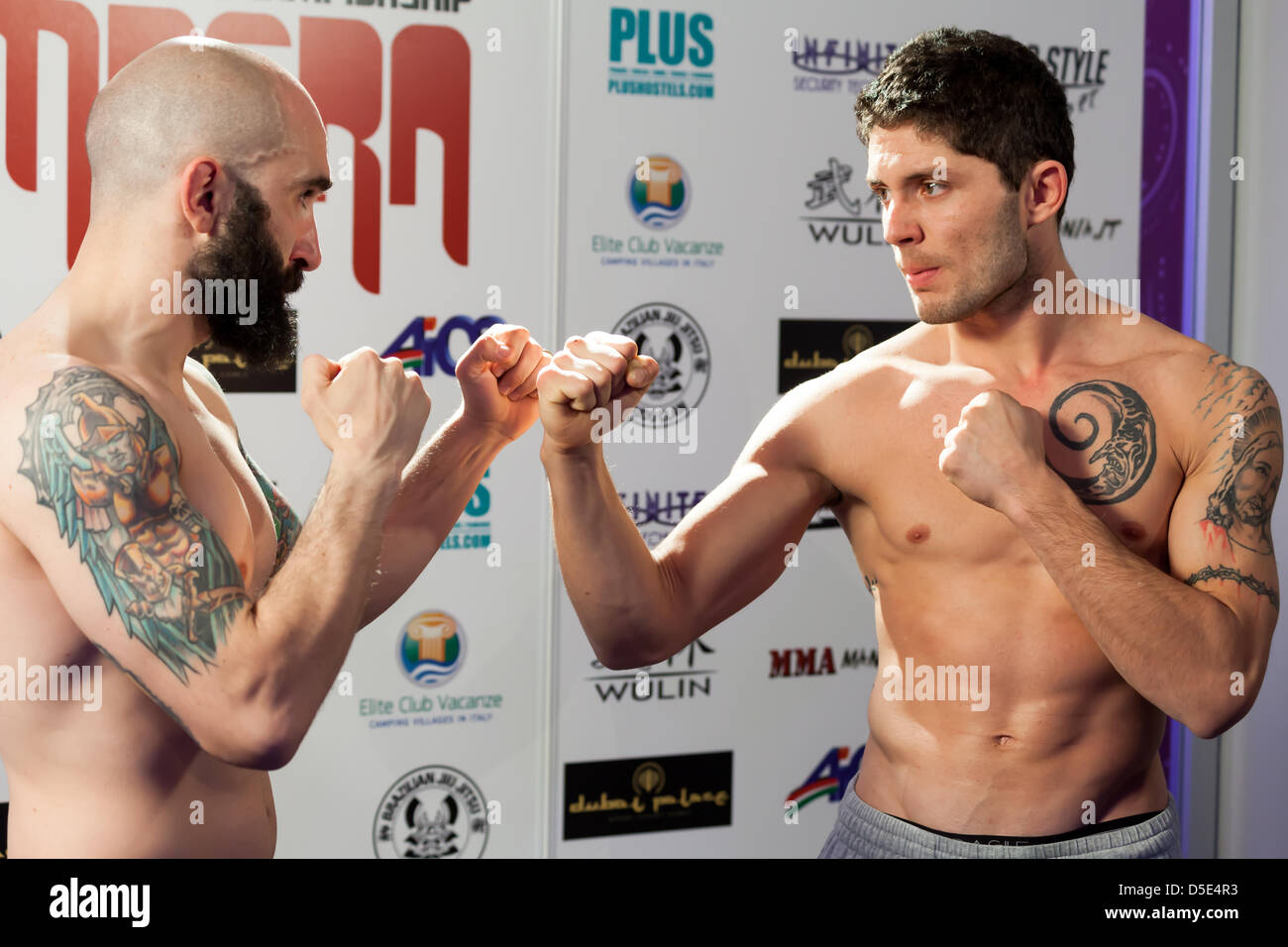 ROME, ITALY - MARCH 29: Pre-fight press conference of Impera MMA ...