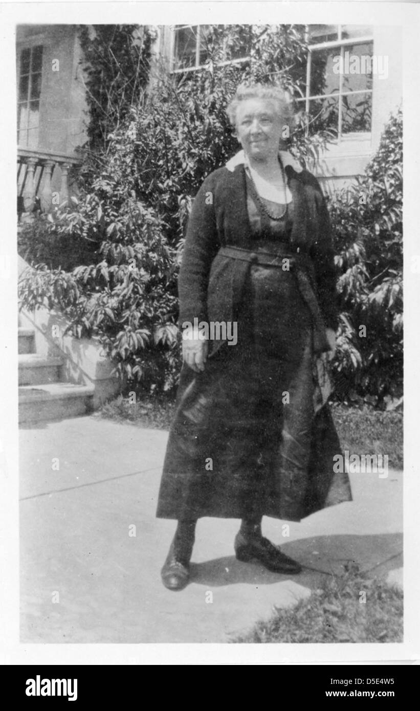 A full-length portrait of Cornelia Maria Clapp, an ichthyologist and ...