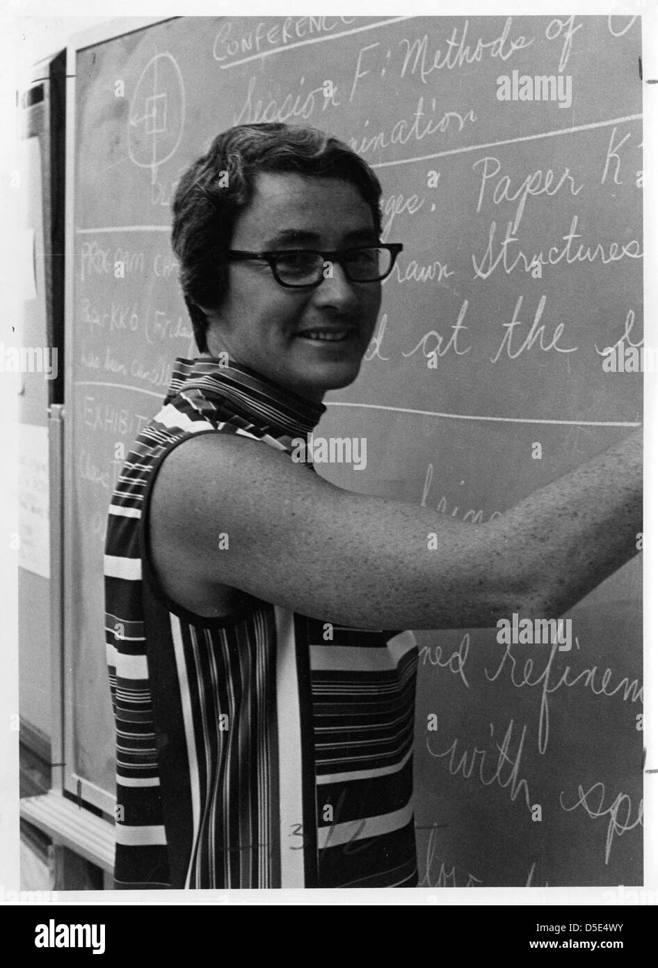A 1960s photograph of Professor Dorita Anne Norton, a notable scientist ...
